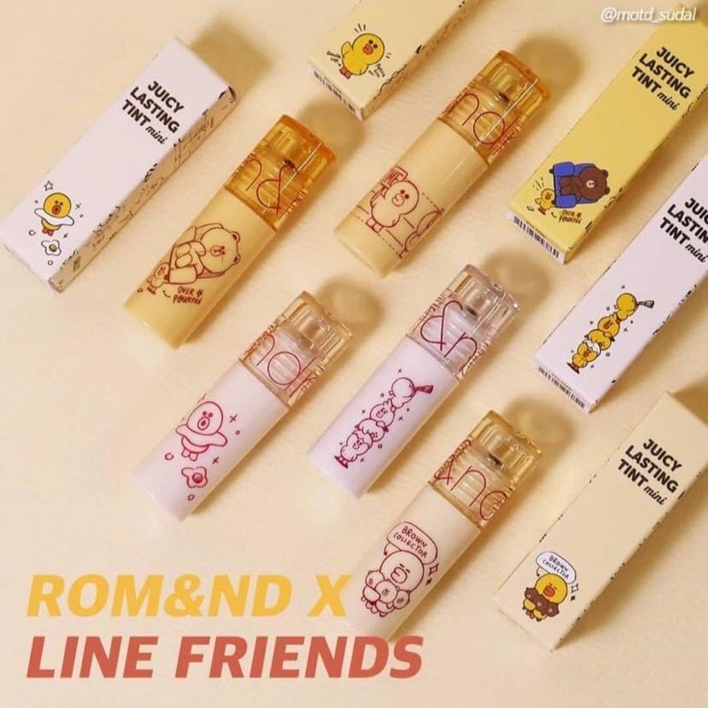 [LINE FRIENDS][Mini 2g] Son Tint Siêu Lì Romand LINE FRIENDS Juicy ...