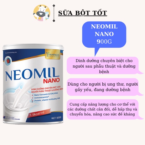 Mua Milk - Sữa bột Neomil Nano 900g: Dinh dưỡng chuyên biệt cho người ...