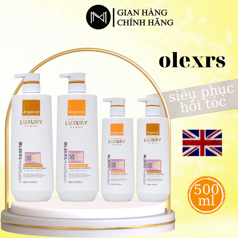 Dầu gội xả phục hồi, chống rụng tóc Olexrs Hair Salon Luxury 500 ...