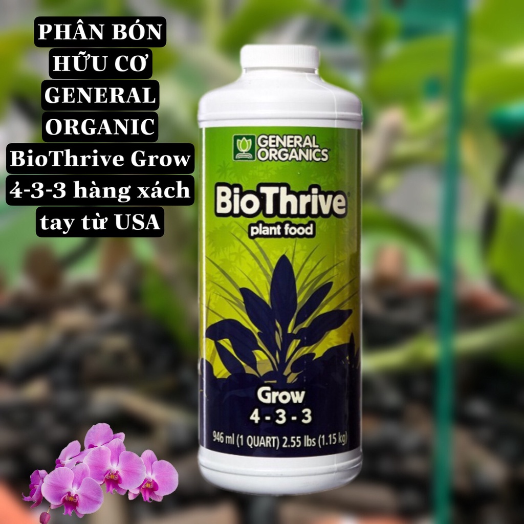 PHÂN BÓN HỮU CƠ GENERAL ORGANIC BioThrive Grow 4-3-3 USA | Shopee Việt Nam