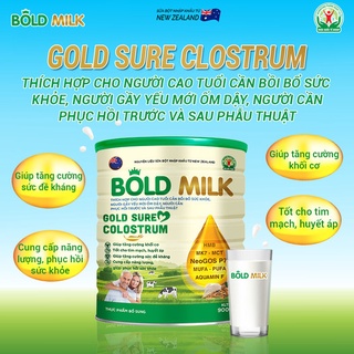 [HÀNG CHUẨN] Sữa DINH DƯỠNG BOLD MILK GOLD SURE COLOSTRUM 900G | Shopee ...
