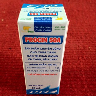 2 hũ Procin 50A trị các loại bệnh cho chim cảnh | Shopee Việt Nam