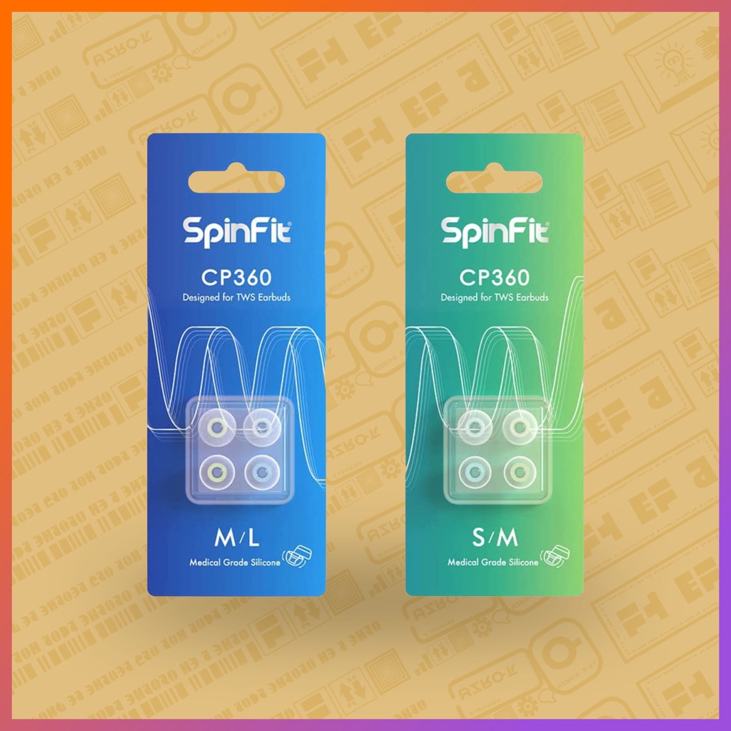 Mua Bộ eartip Spinfit CP360 (size M/S, M/L) - Gồm 2 cặp kích thước giá ...