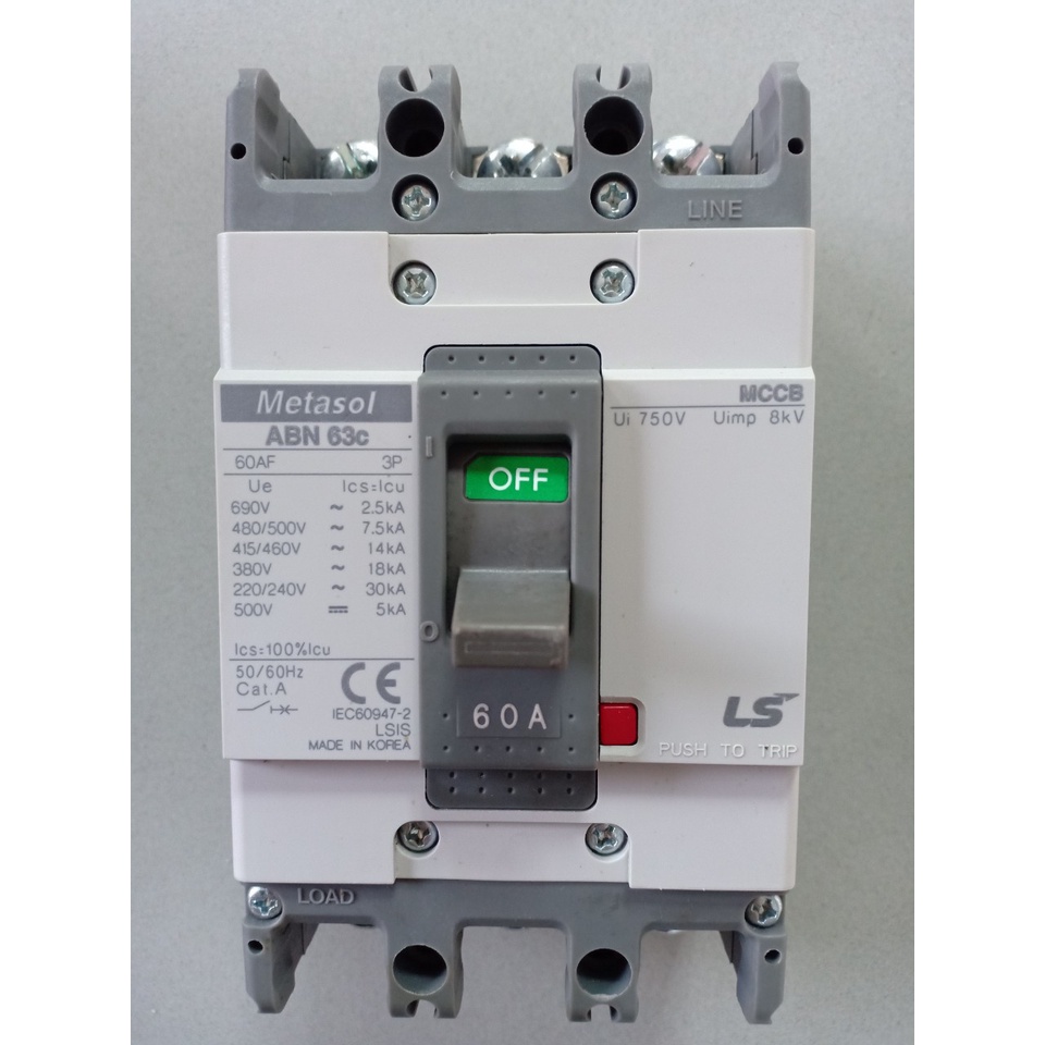 Aptomat, MCCB, LS ABN 63C 3P-60A | Shopee Việt Nam