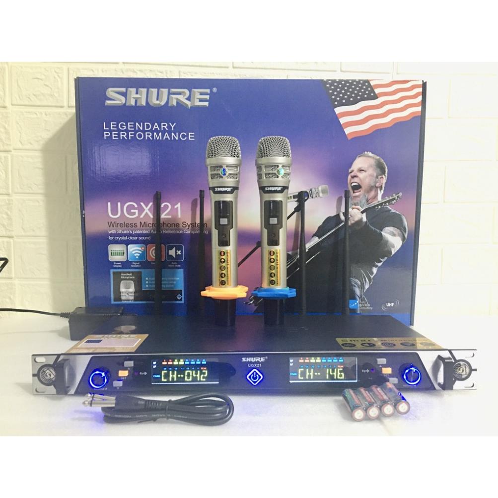 Mua Micro Không Dây SHURE UGX 21 Tự Ngắt, Dò Sóng Chỉnh Tần Số Hiện Đại ...