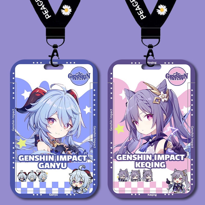 Mua Xiao Card Case Genshin Impact New Hutao Game Kazuha ID Case Klee ...