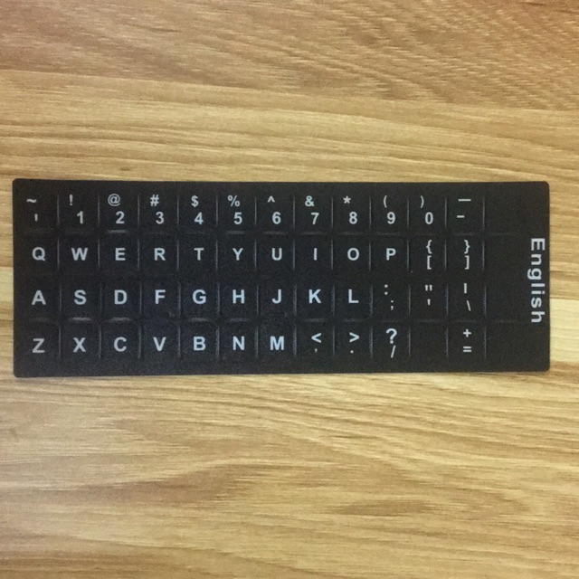 Mua Miếng dán sticker phím ngôn ngữ chuẩn Tiếng anh cho Laptop, PC giá ...