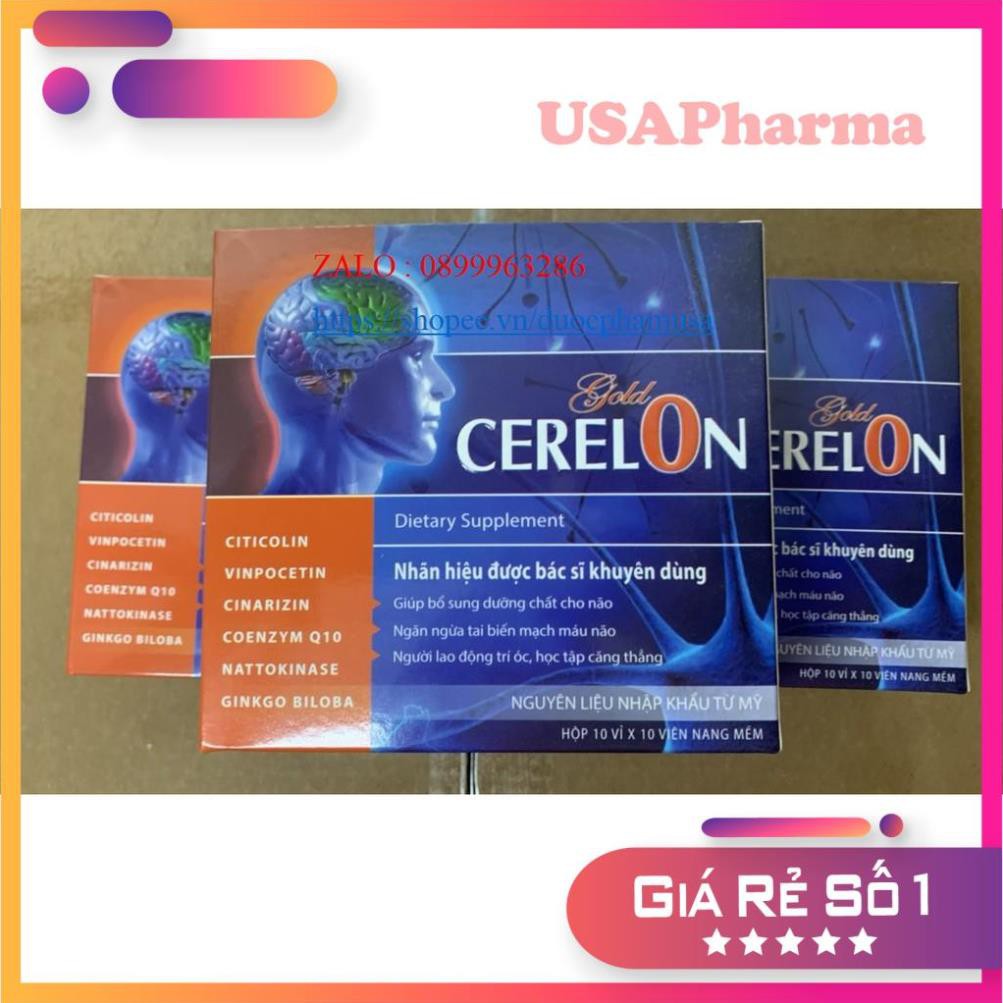 Viên bổ não cerelon gold tăng cường lưu thông tuần hoàn máu não 🔥 Giá ...