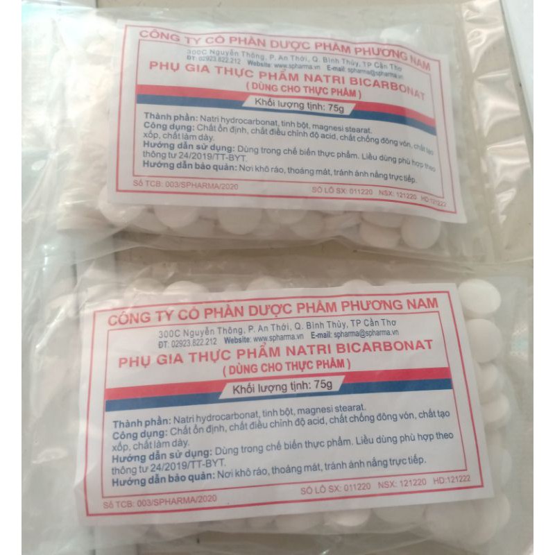 Phụ gia thực phẩm Natri bicarbonat (nabica) | Shopee Việt Nam