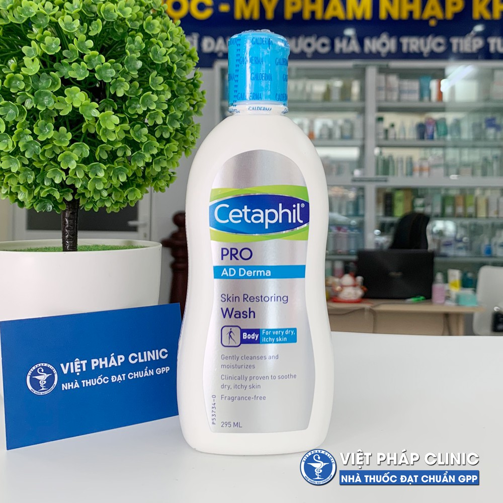 Sữa tắm Cetaphil Pro AD Derma Skin Restoring Wash cho da cơ địa, khô ...