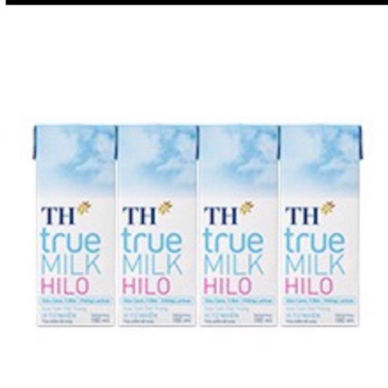 1 thùng 48 hộp sữa hilo của TH TRUE MILK loại 180ml giàu canxi, ít béo, không lactose | Shopee ...