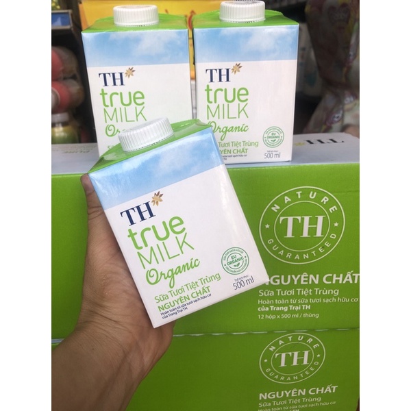 Sữa tươi hưu cơ TH True MILK Organic 500ml | Shopee Việt Nam