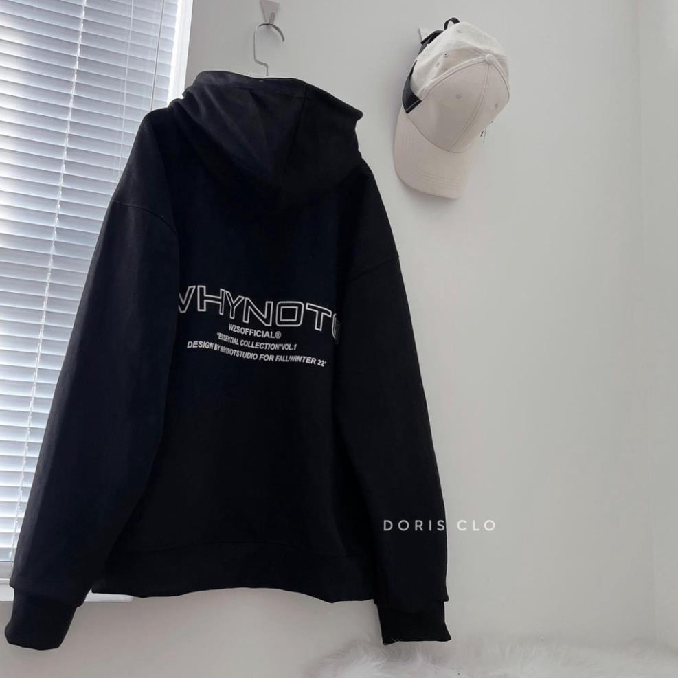 Mua Hoodie Mũ Rộng Whynot Dáng Rộng Unisex Nam Nữ Tay Bồng Chữ Lưng ...