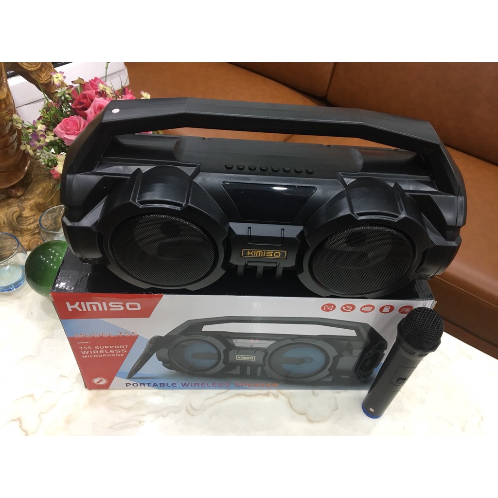 Mua Loa kèm míc Kimiso KMS01 và KMS02 hàng cao cấp, đủ bộ loa và míc ...