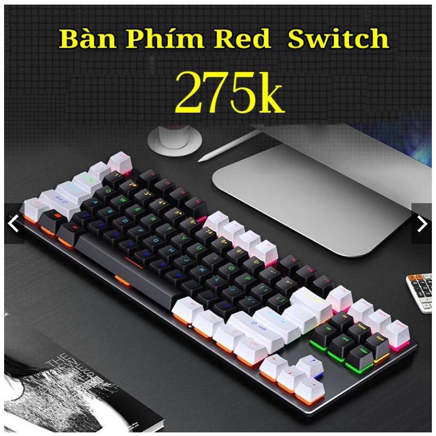 Mua Bàn phím cơ K550, led rgb bản nâng cấp màu hot 2022 , đa màu đa chế ...
