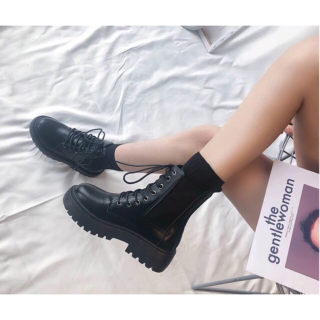 Giày boot skinny kiểu Anh | Shopee Việt Nam