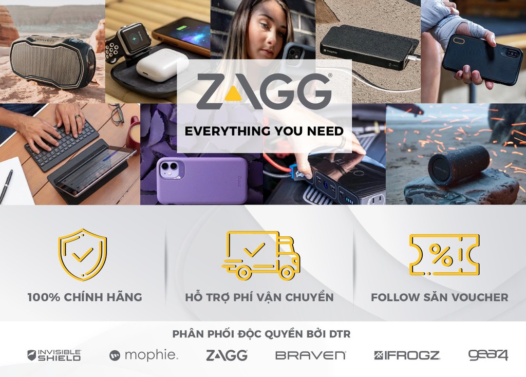 Zagg Official Store - Shop online | Shopee Việt Nam