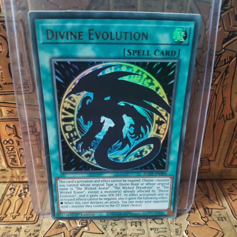 Thẻ bài Yugioh Divine Evolution - Ultra - Tặng kèm Toploader | Shopee ...