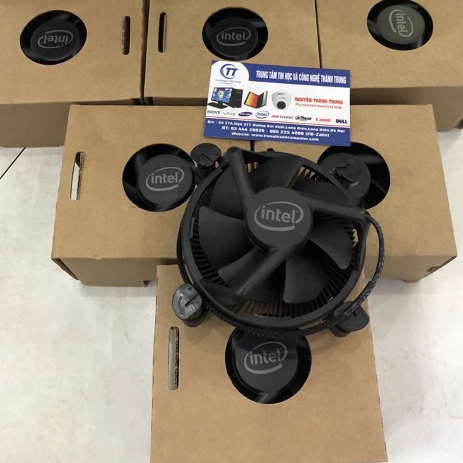 Quạt tản nhiệt stock zin FULL BOX CPU I3 10105, I5 10400, I3 12100, I5 12400( NGUYÊN KEO TẢN ...