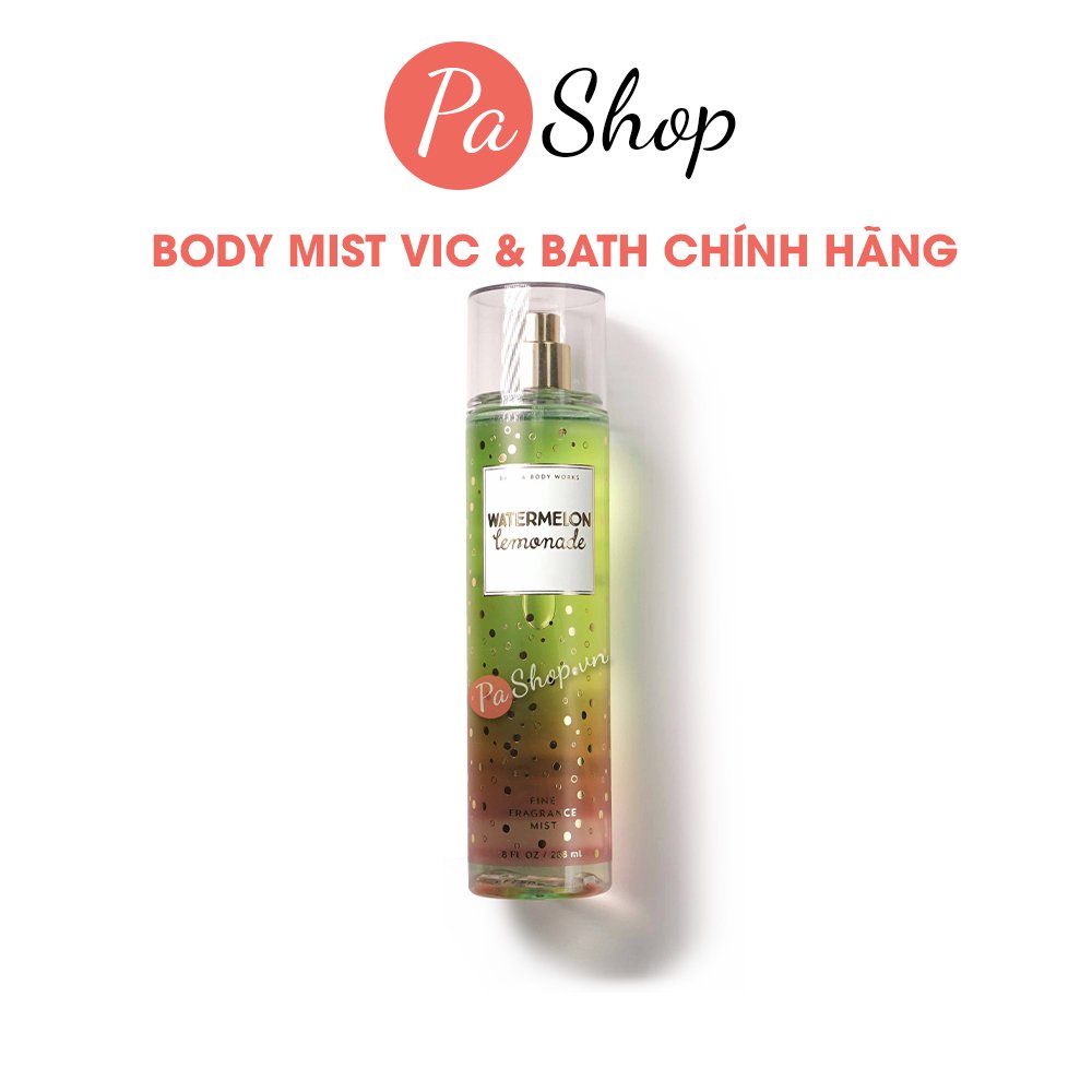 Body mist Watermelon Lemonade xịt thơm toàn thân | Shopee Việt Nam