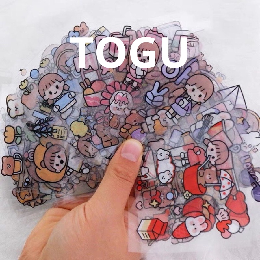 Mua Sticker hình dán bé gái TOGU dễ thương 100 hình dán cute văn phòng ...