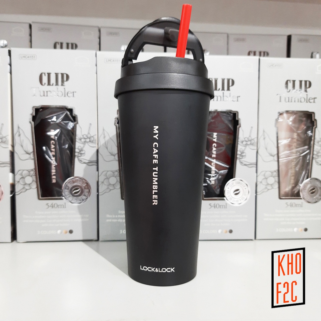 [LocknLock] Ly giữ nhiệt LHC4151BLK 540ml (Màu đen) | Shopee Việt Nam