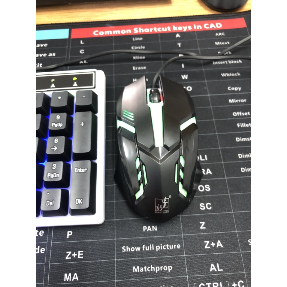 Mua Combo bàn phím chuột máy tính G21B giả cơ Led đa màu- Tặng tấm lót ...