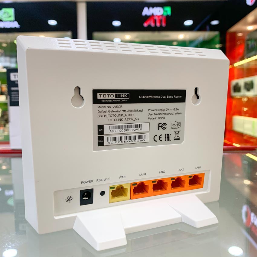 Mua Router Wi-Fi băng tần kép chuẩn AC 1200Mbps TOTOLINK A830R nhỏ gọn ...