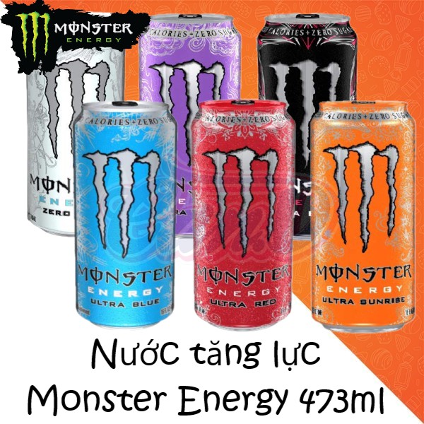 Mua (Nhiều vị) Nước tăng lực Monster Energy Ultra lon 473ml (Hàng Mỹ ...