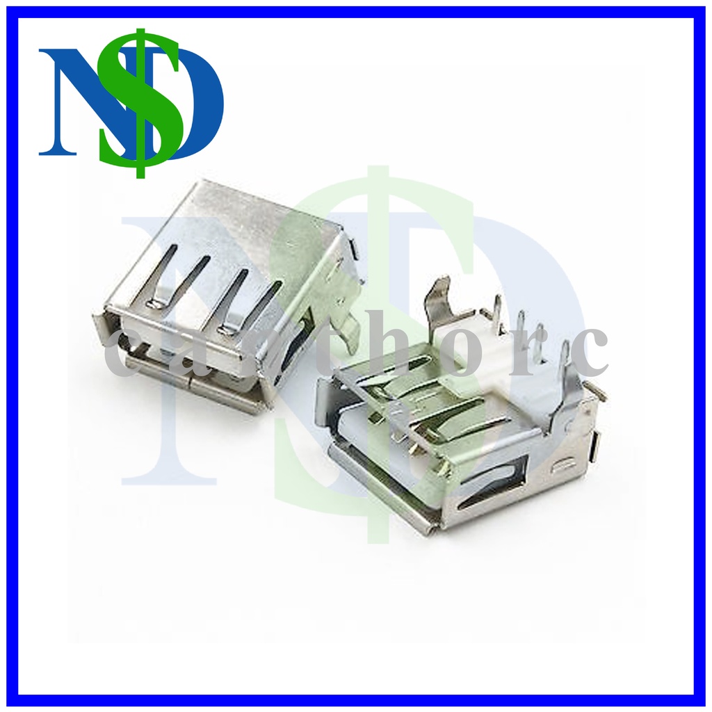 Mua Đầu USB cái Female Type A 4-Pin DIP Right Angle Plug Jack Socket ...