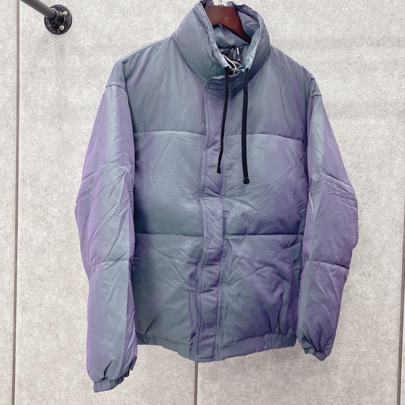 Mua - Áo phao FOG Fear of God ESSENTIALS Puffer Jacket Iridescent, áo ...