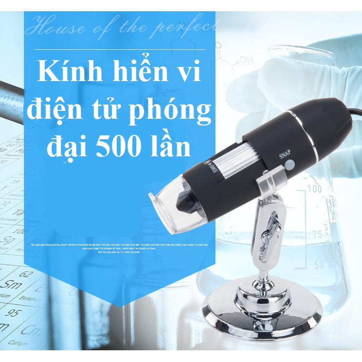 Kính hiển vi kết nối máy tính zoom 500x HV-S4-30W – Đồ chơi trẻ em