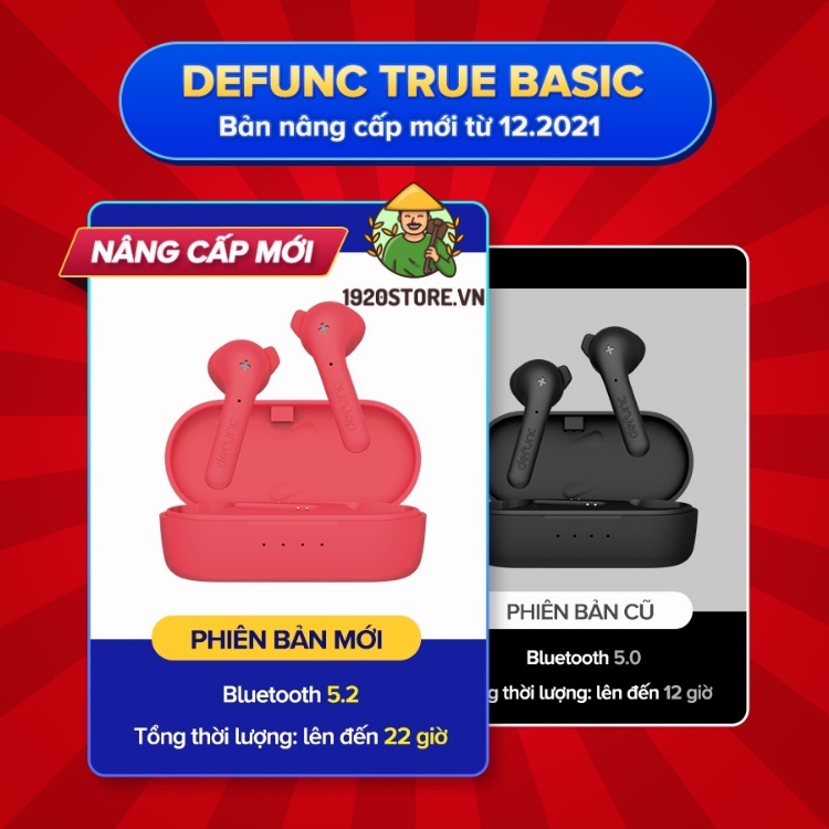 Mua 【Giao Hỏa Tốc】Tai Nghe True Wireless Defunc True Basic, BT 5.2, Cảm ...