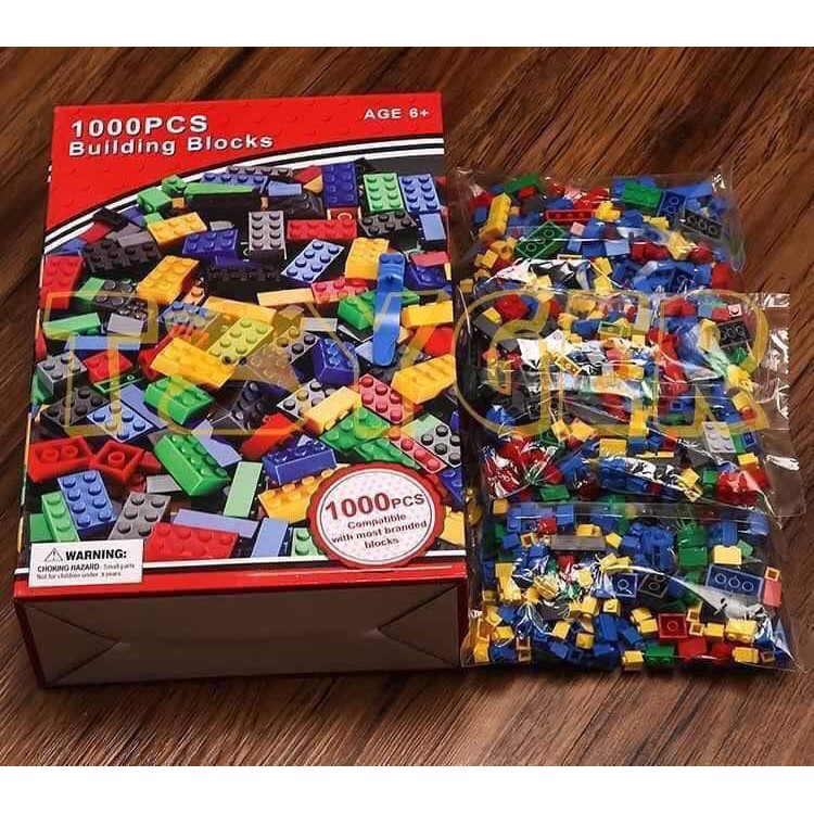 Lego 1000 chi tiết hộp đỏ LOẠI To | Shopee Việt Nam