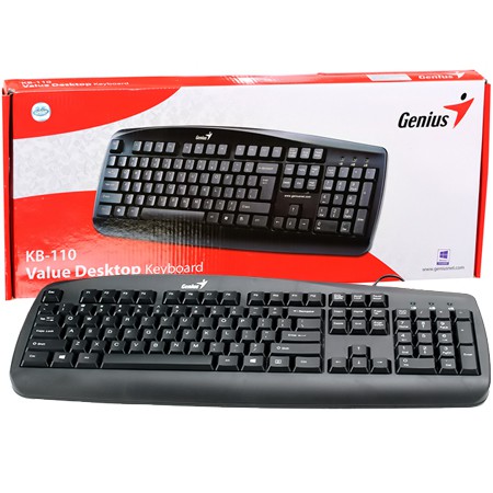 Bàn phím Genius KB110 USB Hàng phân phối Chính hãng | Shopee Việt Nam