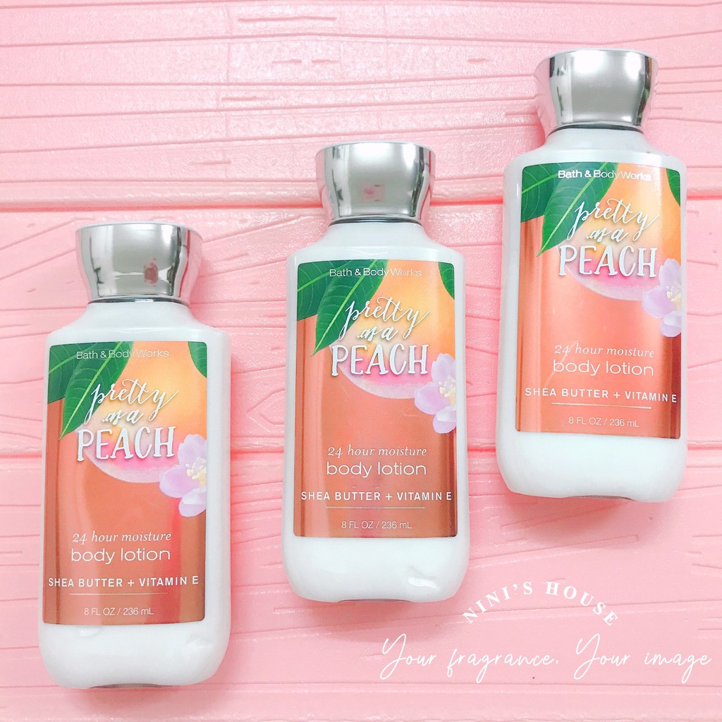 Lotion dưỡng da Pretty As A Peach BATH and Body Works [AUTH BILL MỸ ...