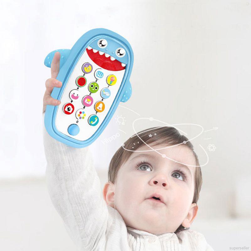 Children baby phone toy cute button puzzle story machine early ...