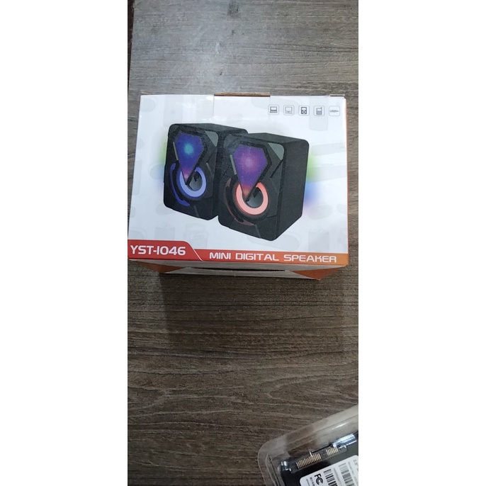 (Hot) Loa mini 2.0 LeerFei YST-1046 - Loa vi tính mini LED RGB bảo hành ...