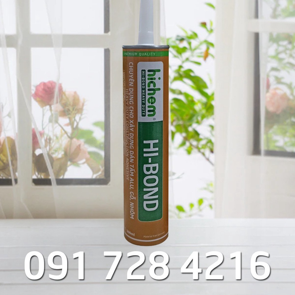 HICHEM_Keo Dán Đa Năng HI BOND ( dán gỗ, gạch, bê tông, kim loại, gương ...