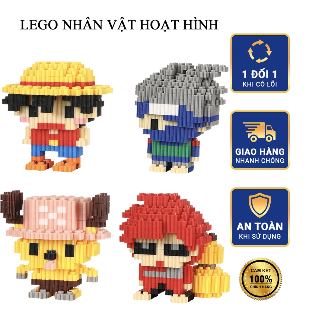 Mua Lego 3d Lắp Ráp Mô Hình Lắp Ghép Đồ Chơi Vikitoys Nhân Vật Hoạt ...