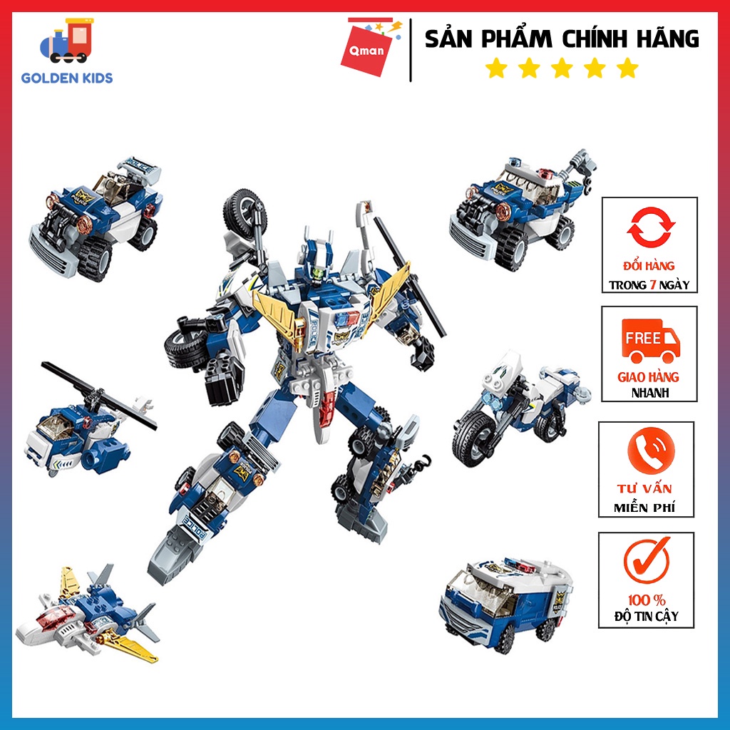 Đồ chơi xếp hình Siêu nhân robot, lego siêu nhân robot – Qman 41104 ...