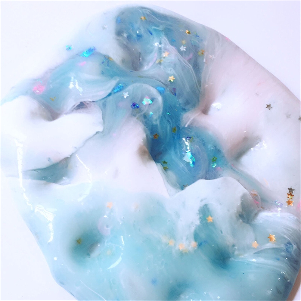 Stress Relief Kids Toy Ocean Jelly Fish|Mixing Playdough DIY Fluffy Mud ...