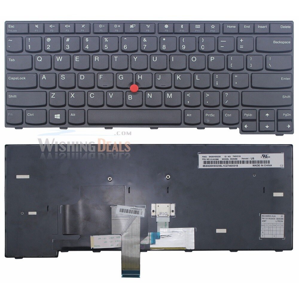 Bàn phím IBM Lenovo ThinkPad Edge E470 E470C E475 01AX040(không led.không chuột)0 | Shopee Việt Nam