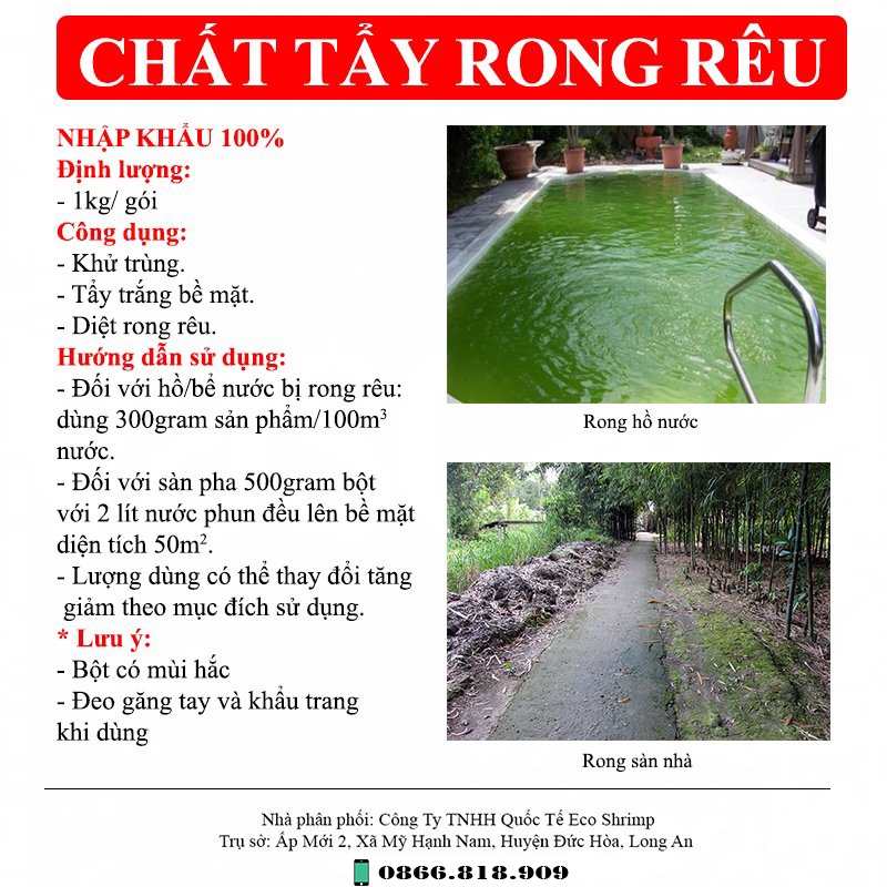 Mua Bột Tẩy Rong Rêu Sân Xi Măng Bờ Tường 1 Kg giá rẻ nhất | TecKi.Vn