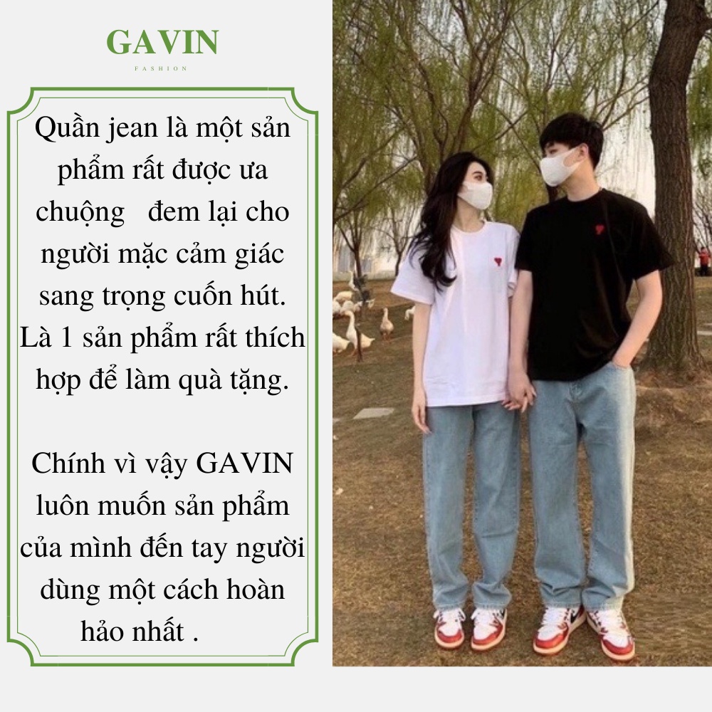 Quần jean nam xanh đen chất bò dáng xuông đứng Gavin. Quần baggy nam ...