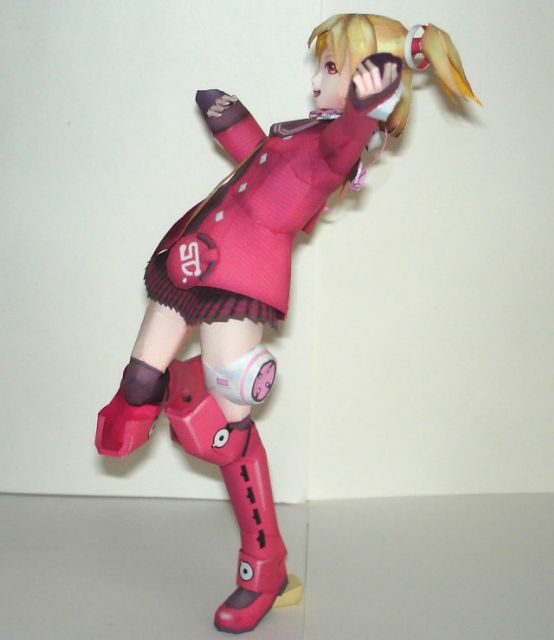 Mô hình giấy anime girl Phantasy Star Portable 2 “Emilia Percival” – Đồ ...