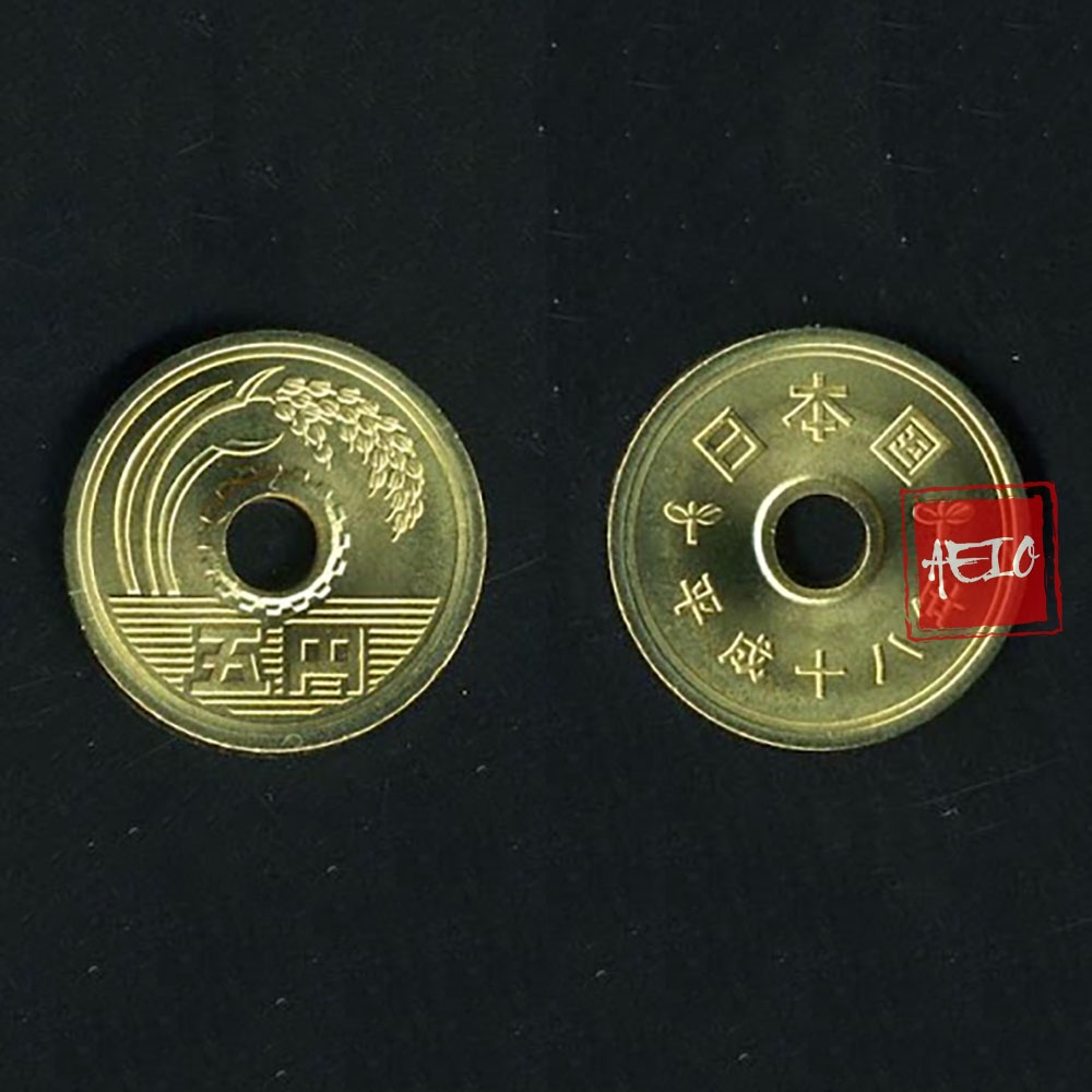 Mua Đồng Xu 5 Yên Nhật Bản May mắn Bình Anh - Đồng Xu May Mắn giá rẻ ...