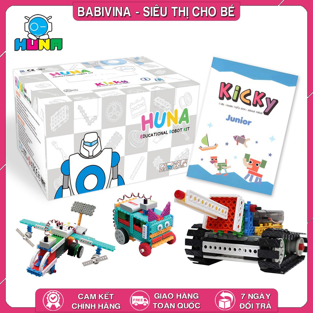 Bộ Lắp Ghép Robot Huna Robot Kicky 3 | Shopee Việt Nam