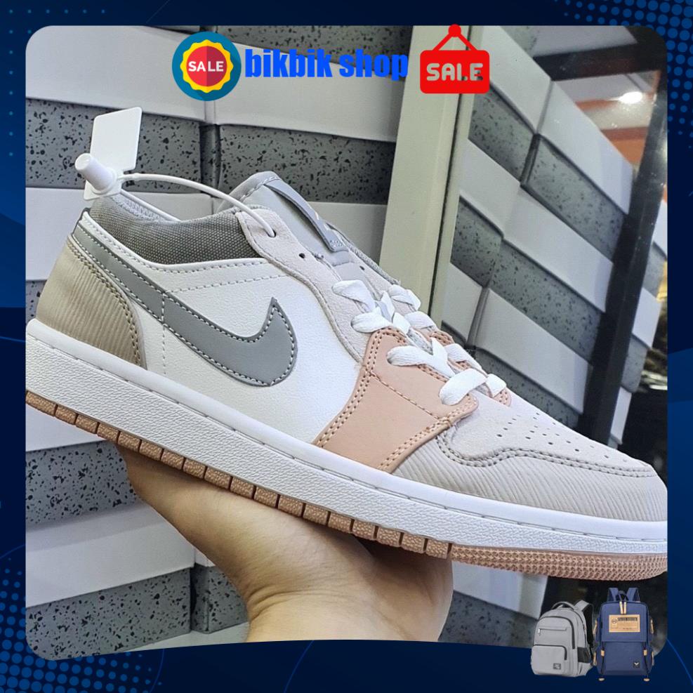 Giày jordan Cổ Thấp Giày thể thao nam nữ jd pais Xám Xanh bản sc Full ...