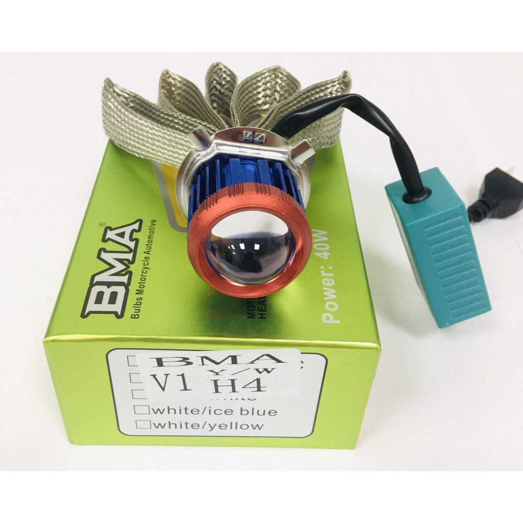 ĐÈN LED XE MÁY BMA V1 ĐUÔI CÔNG | Shopee Việt Nam